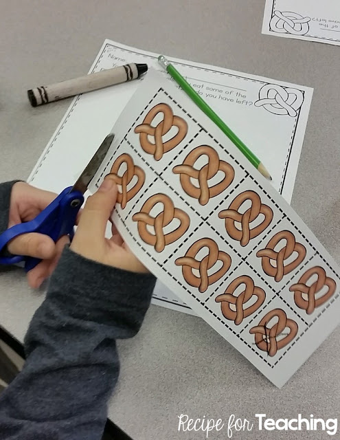 Pretzel Subtraction Problem Solving - Recipe for Teaching