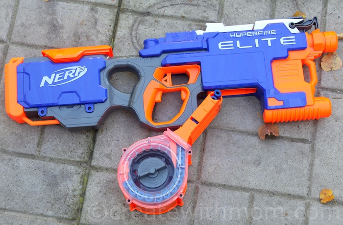 Create With Mom: N-Strike Elite Hyper-Fire Blaster and Giveaway