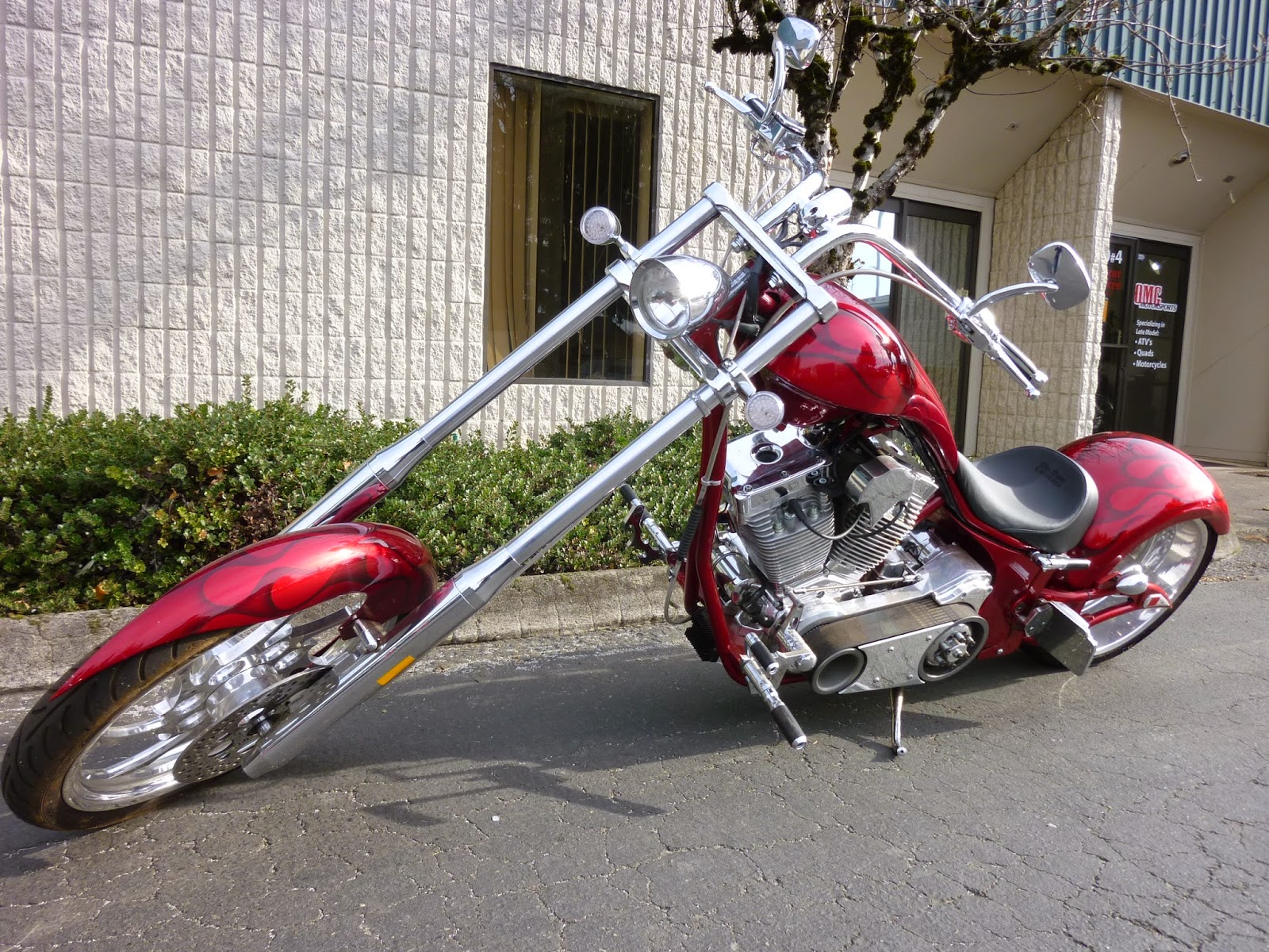 OMG Motorsports: 2008 BIG BEAR CHOPPER "THE SLED 300 EFI CHOPPER" 3K MILES