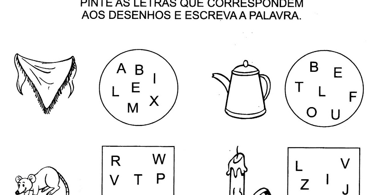 Formar Palavras Com Silabas Embaralhadas - FDPLEARN