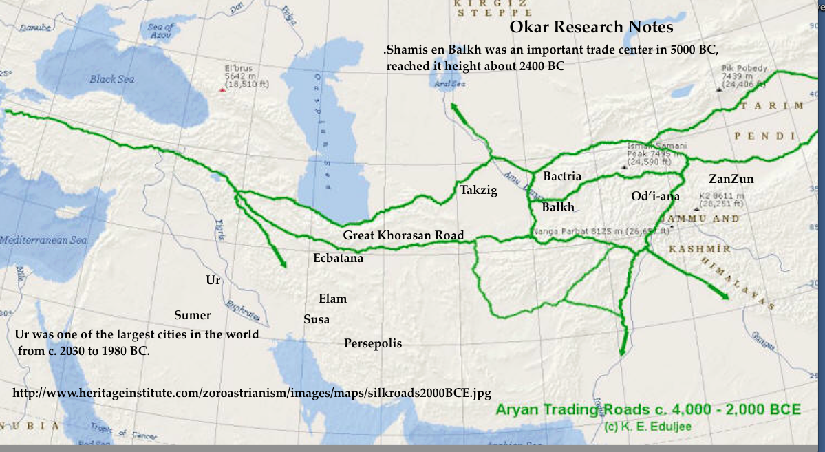 Okar Research: Solar Deities & The Great Khorasan Road (2600 BC)
