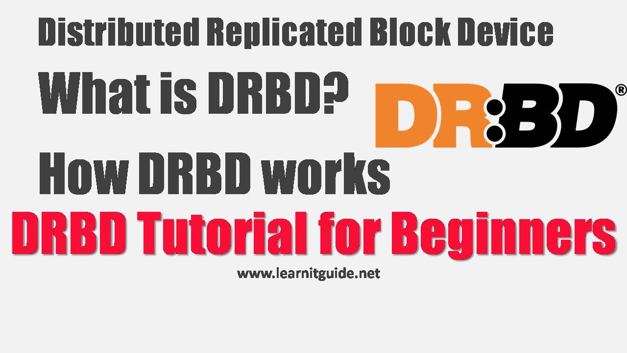 What Is Drbd How Drbd Works Drbd Tutorial For Beginners
