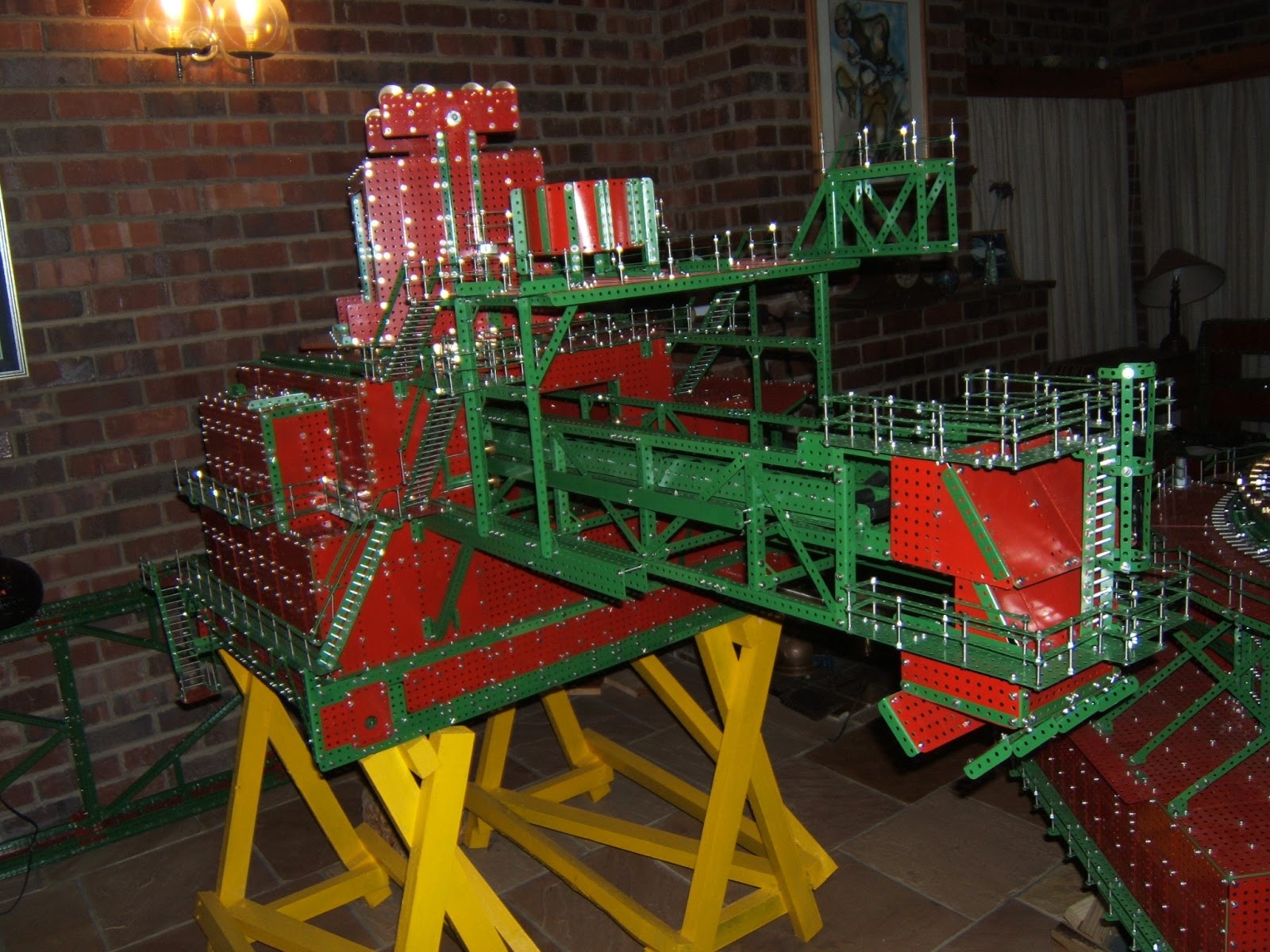 Bagger 288 Giant Meccano Model: Meccano model: selection of pictures