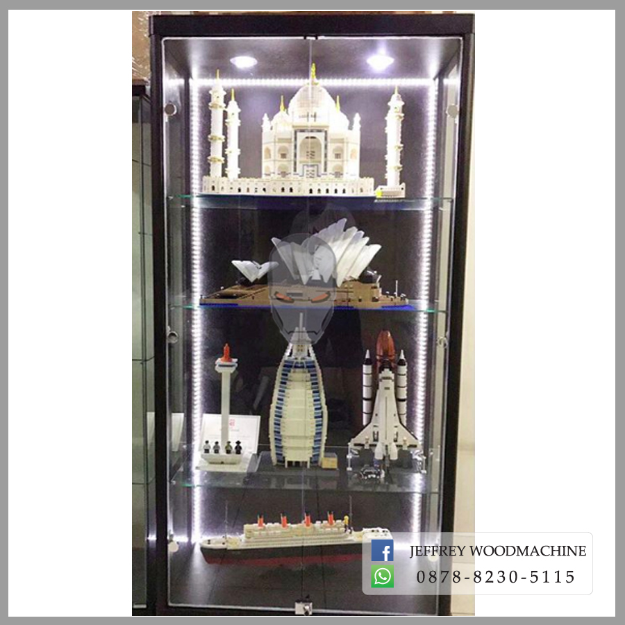 lemari pajang lego koleksi 2018