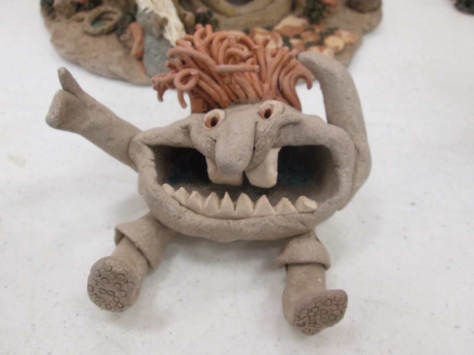 Adventures in Third Grade: Oogly - Clay Monster Creations