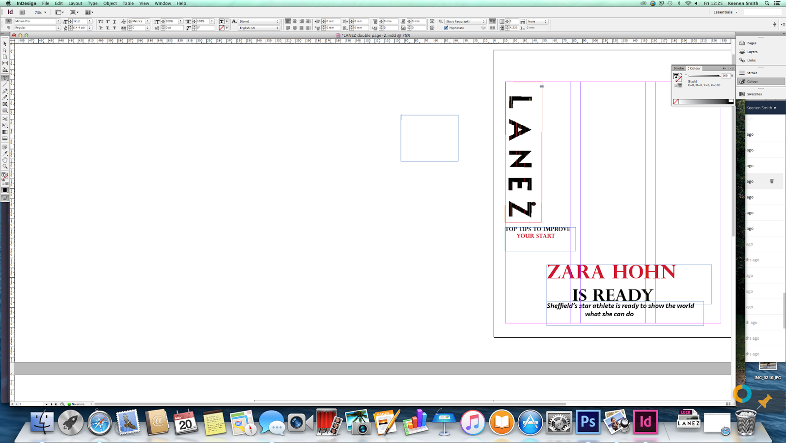 Unit 14 Intro LO3 Setting Up InDesign Unit 14 Intro LO3 Setting Up InDesign