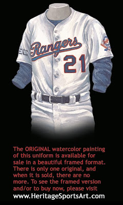 Texas Rangers Uniform and Team History | Heritage Uniforms and Jerseys ...