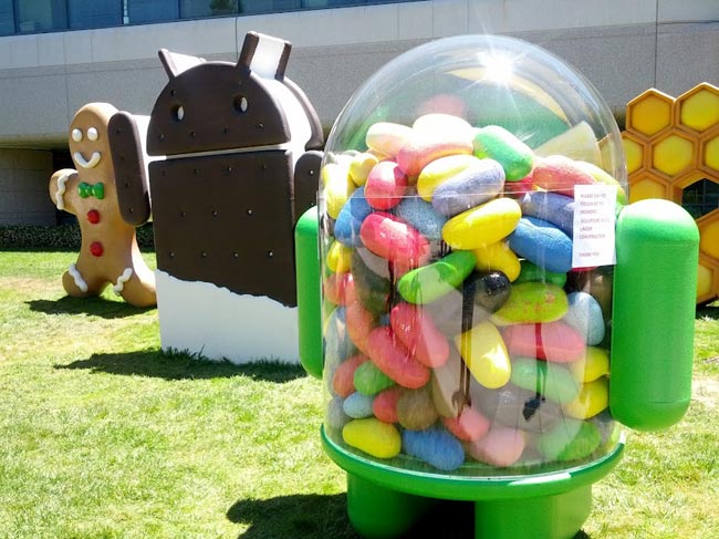 Jelly Bean Android OS overtakes Gingerbread