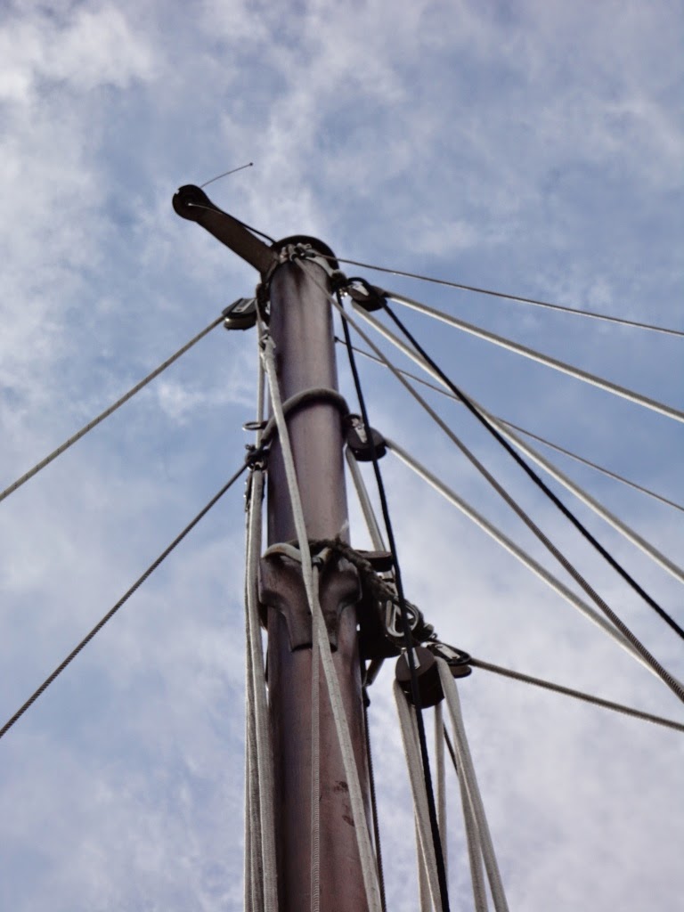 Winter Work on our 20' Heard Mevagissey Tosher: Mast and Rigging for ...
