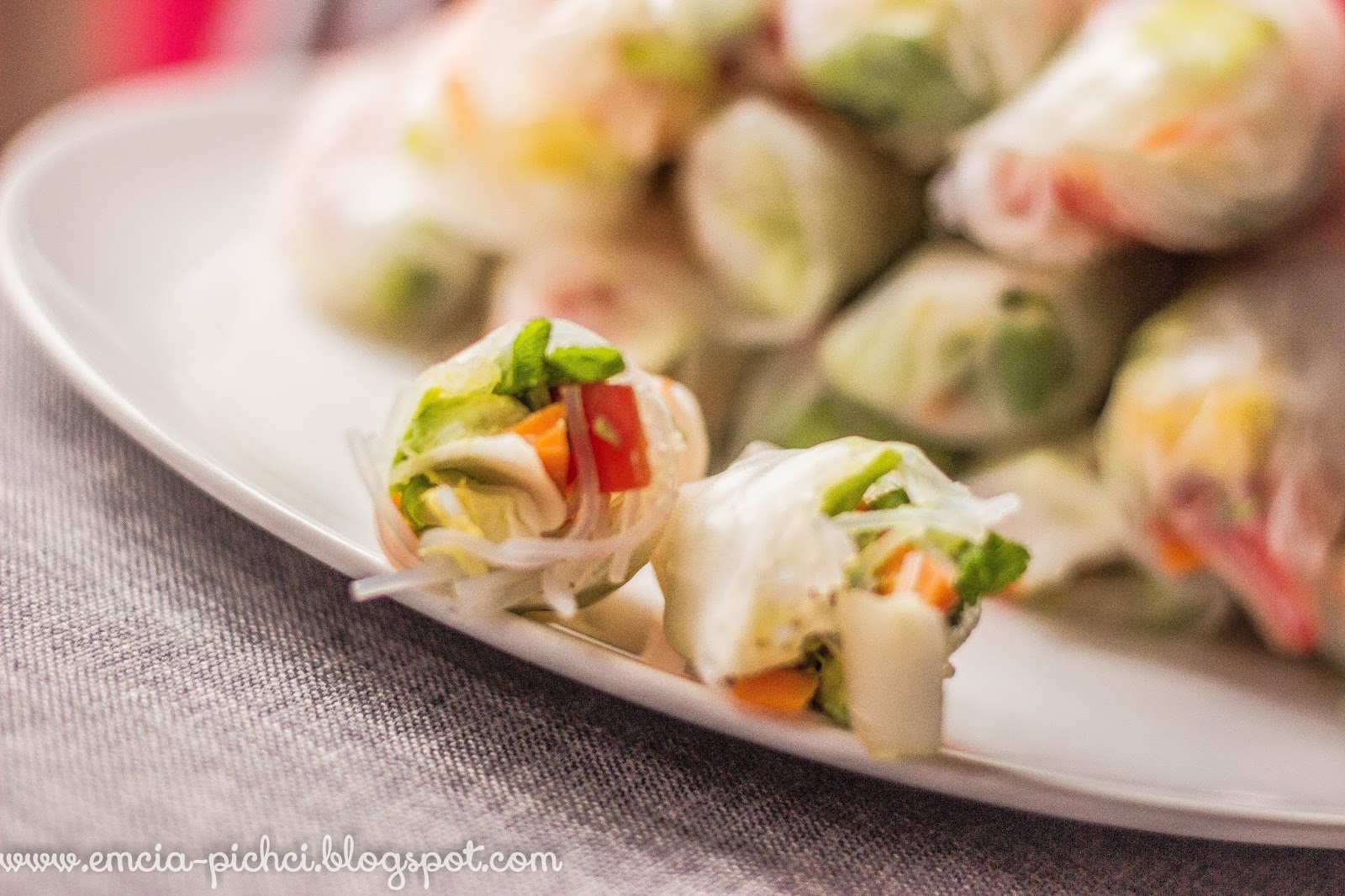 Emcia Pichci!: WARZYWNE SPRING ROLLS