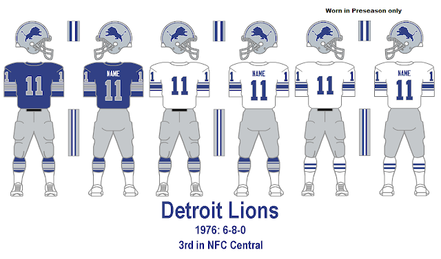 Bill's Update Blog: 1976 Detroit Lions