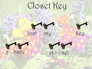 Kodaly Inspired Classroom: Closet Key
