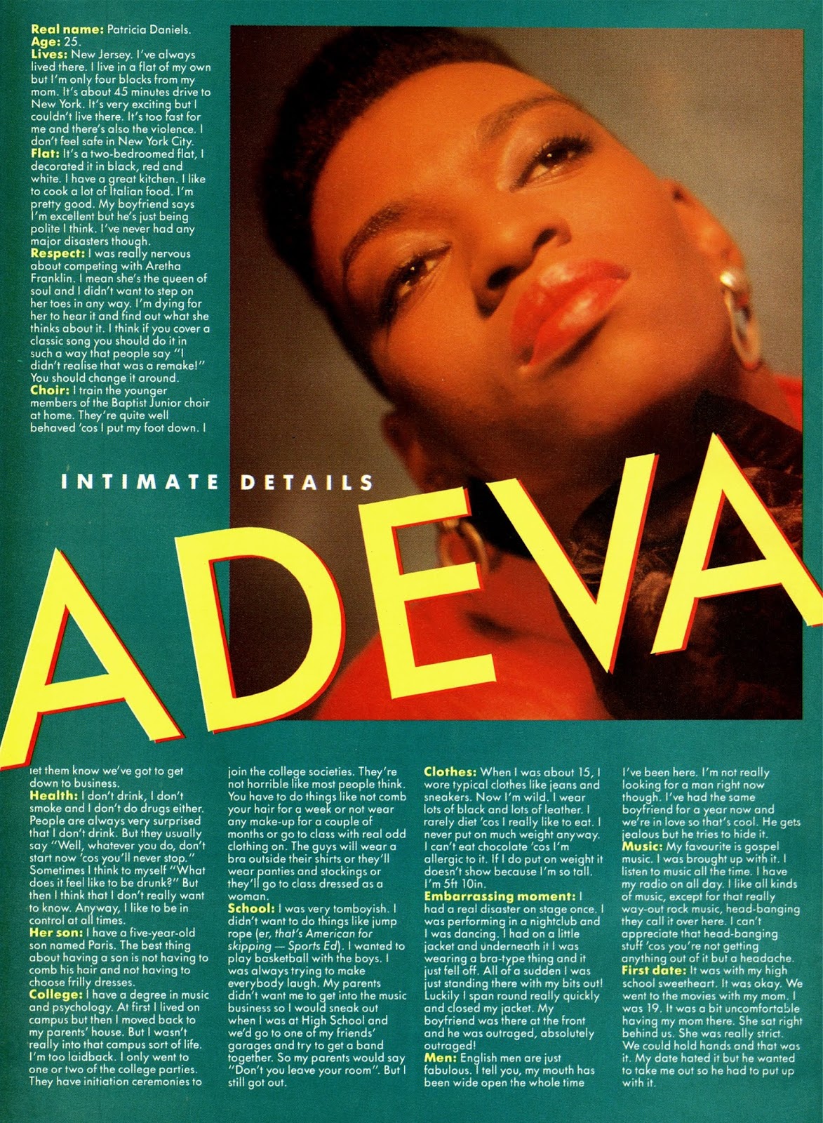 Lansure's Music Paraphernalia: ADEVA | PATRICIA DANIELS
