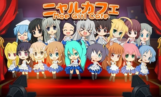 Emoticon Addiction ;): Moe Girl Cafe: Android game