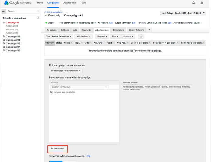 How To Display Google Trusted Store Reviews in Adwords - SEO Sandwitch