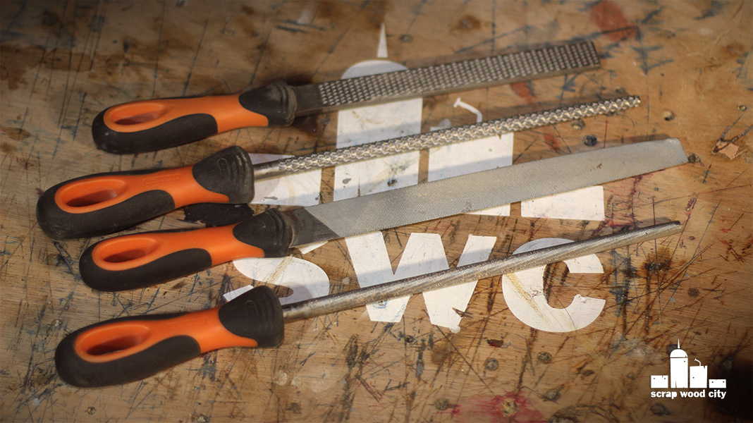scrap wood city: How to use rasps and files to shape wood