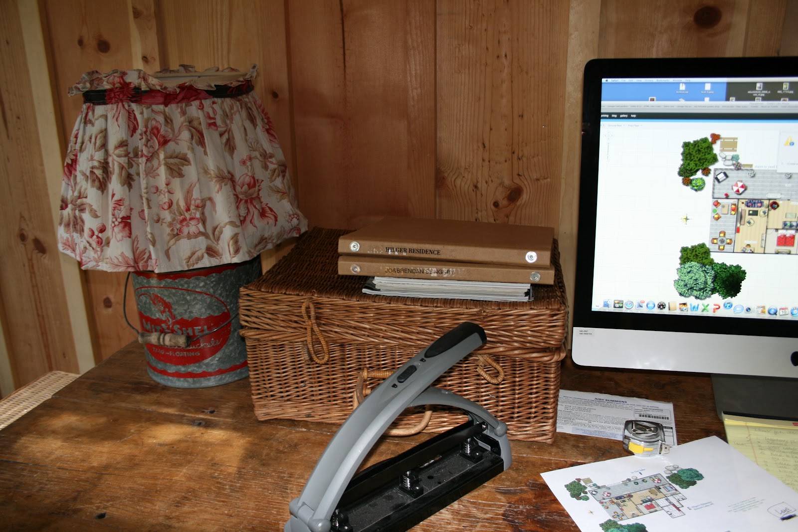 The Polished Pebble: Mud Room & Office Space