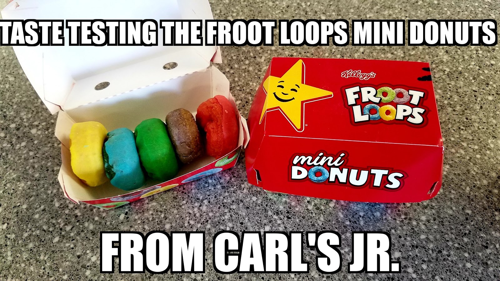 Sasaki Time: Taste Testing the Froot Loops mini donuts from Carl's Jr.