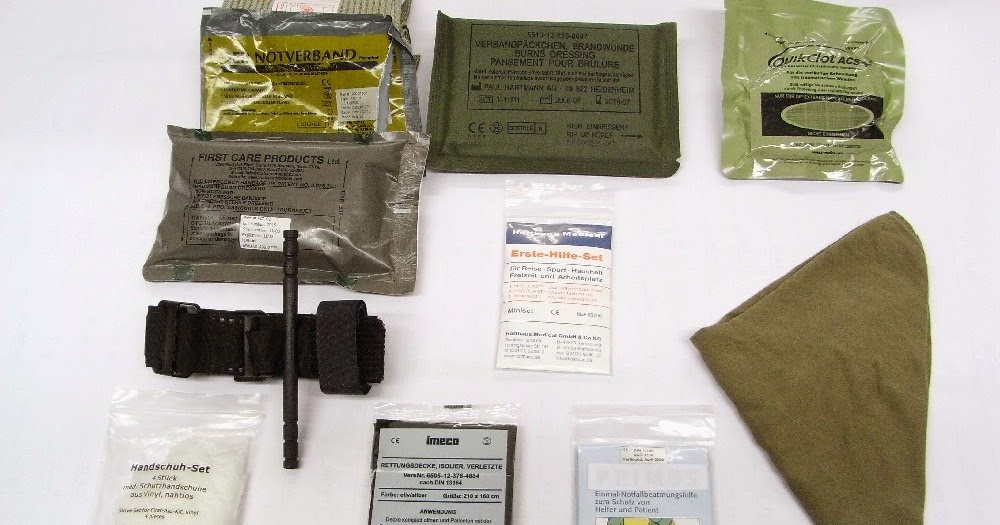 Webbingbabel: German Soldier's Personal First Aid Kit