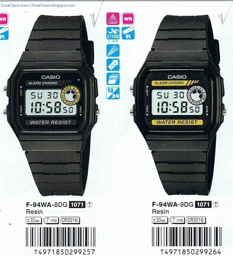 Zona Casio: Casio lleva a Japón también el F-94