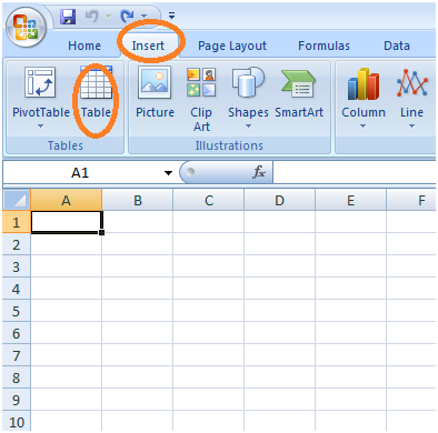 Tugas Aplikasi Komputer: Worksheet & Table pada Ms. Excel