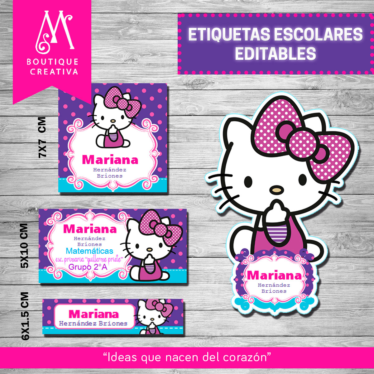 Etiquetas Escolares Personalizadas Para Imprimir - Papelaria - Urbano