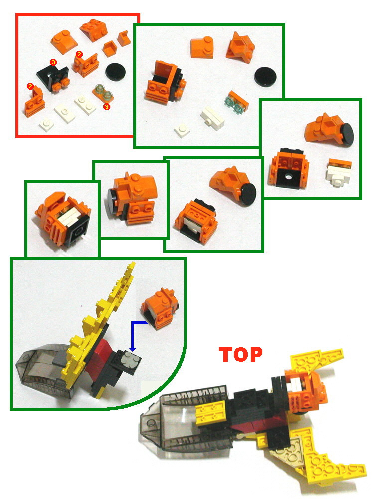 Alanyuppie's LEGO Transformers: Instructions for LEGO Neo Hot Rod