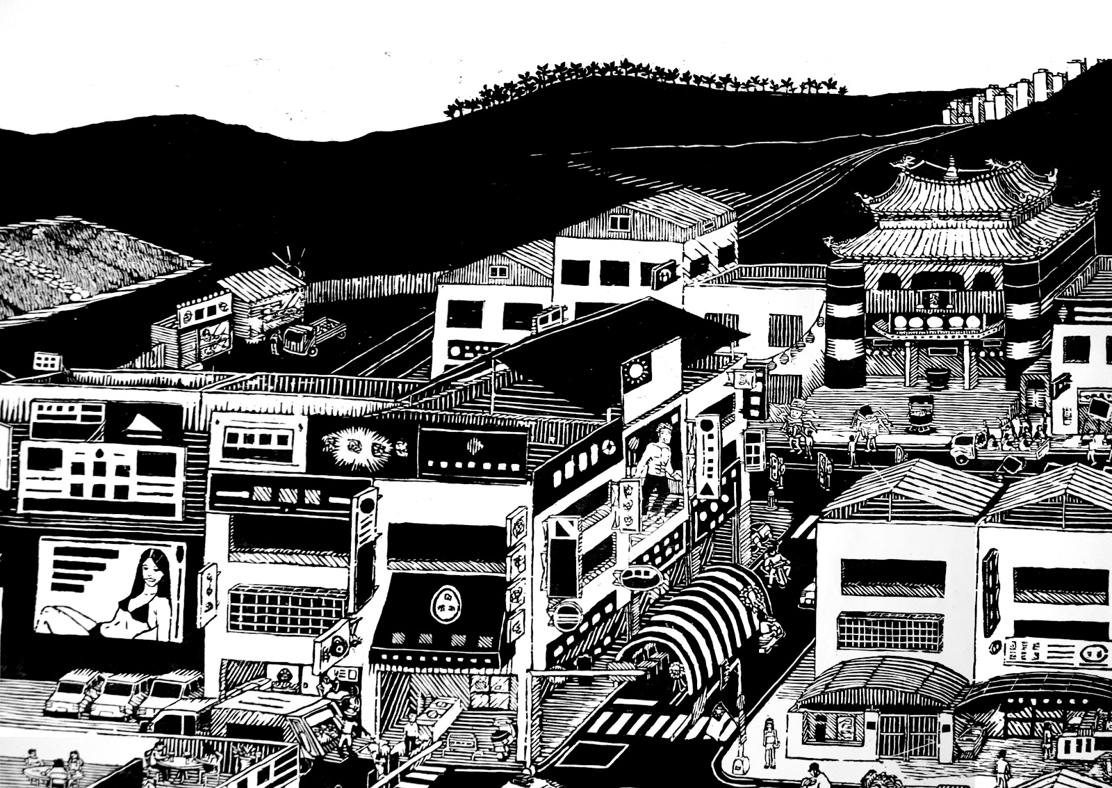 Jon Renzella- Woodcuts