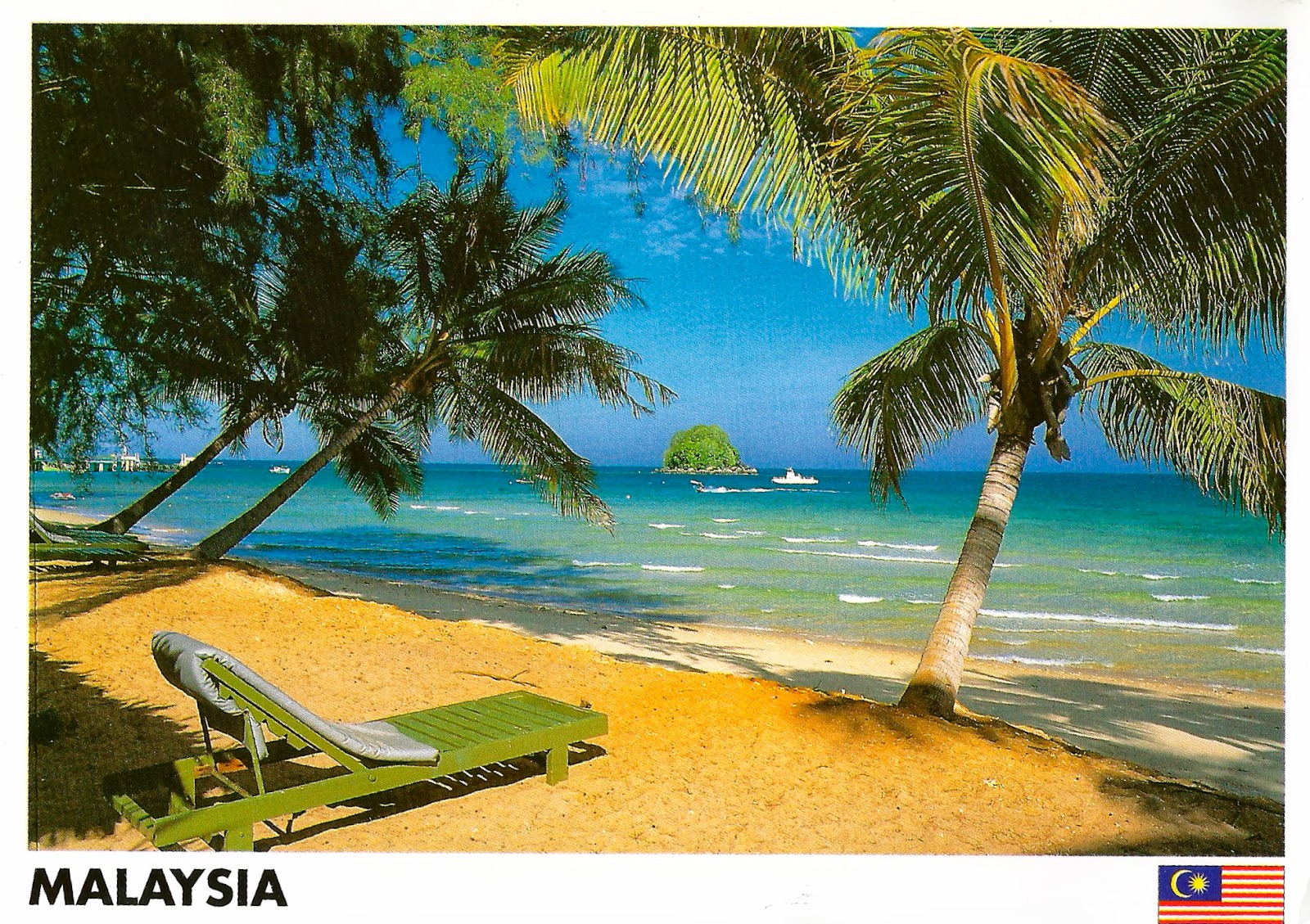 My Favorite Postcards: Tioman Island in Pahang, Malaysia