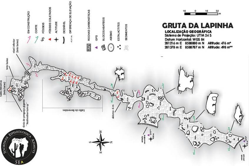 SEA - SOCIEDADE ESPELEOLÓGICA AZIMUTE: Os fósseis da Gruta da Lapinha e ...