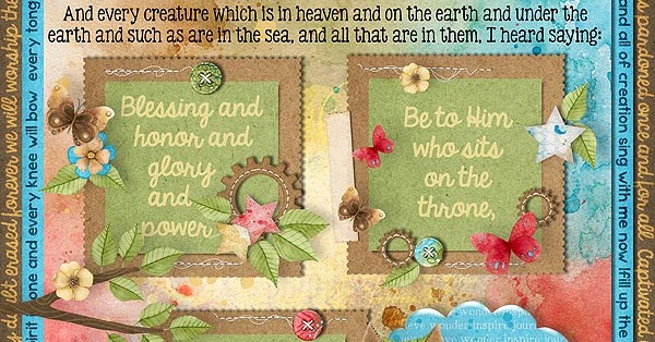 Layout for Today: All of Creation