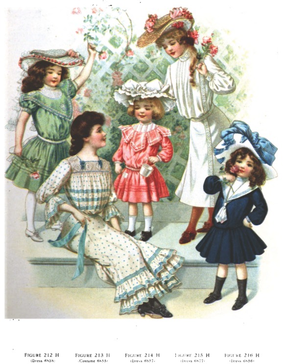 Edwardian Era Clothing: Edwardian Era Children's Clothing - June 1903 ...