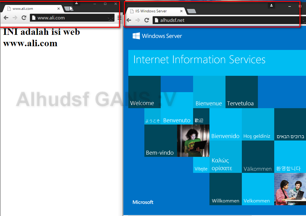 Cara Membuat Web Server 2 Domain pada IIS dalam 1 IP