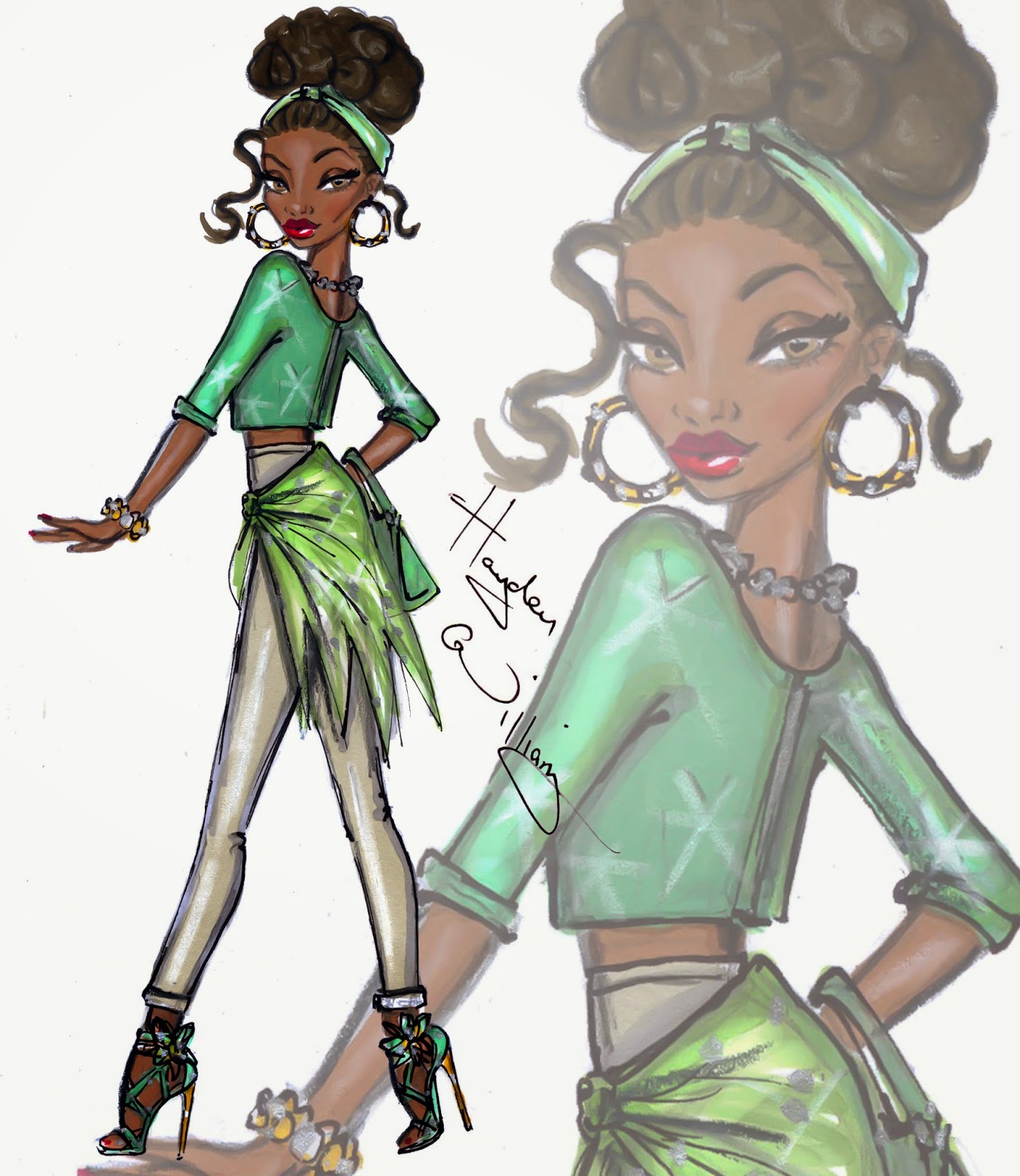 Hayden Williams Fashion Illustrations: Disney Diva Fashionistas by ...