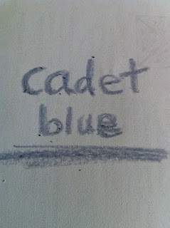 What a Day to be Alive: Crayola Colors- Cadet Blue