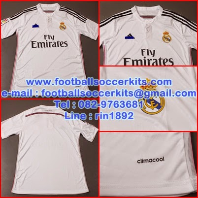 footballsoccerkits: เสื้อบอลทีมรีลมาดริด ฤดูกาล 2014-2015 Real Madrid ...