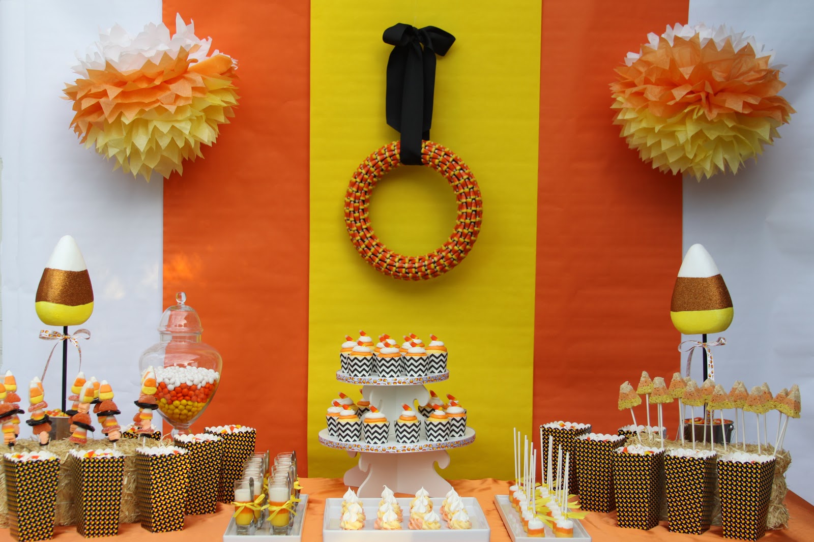 Bella Festa: Candy Corn Themed Sweets Table