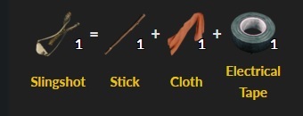 The Forest Crafting List - Crafting List