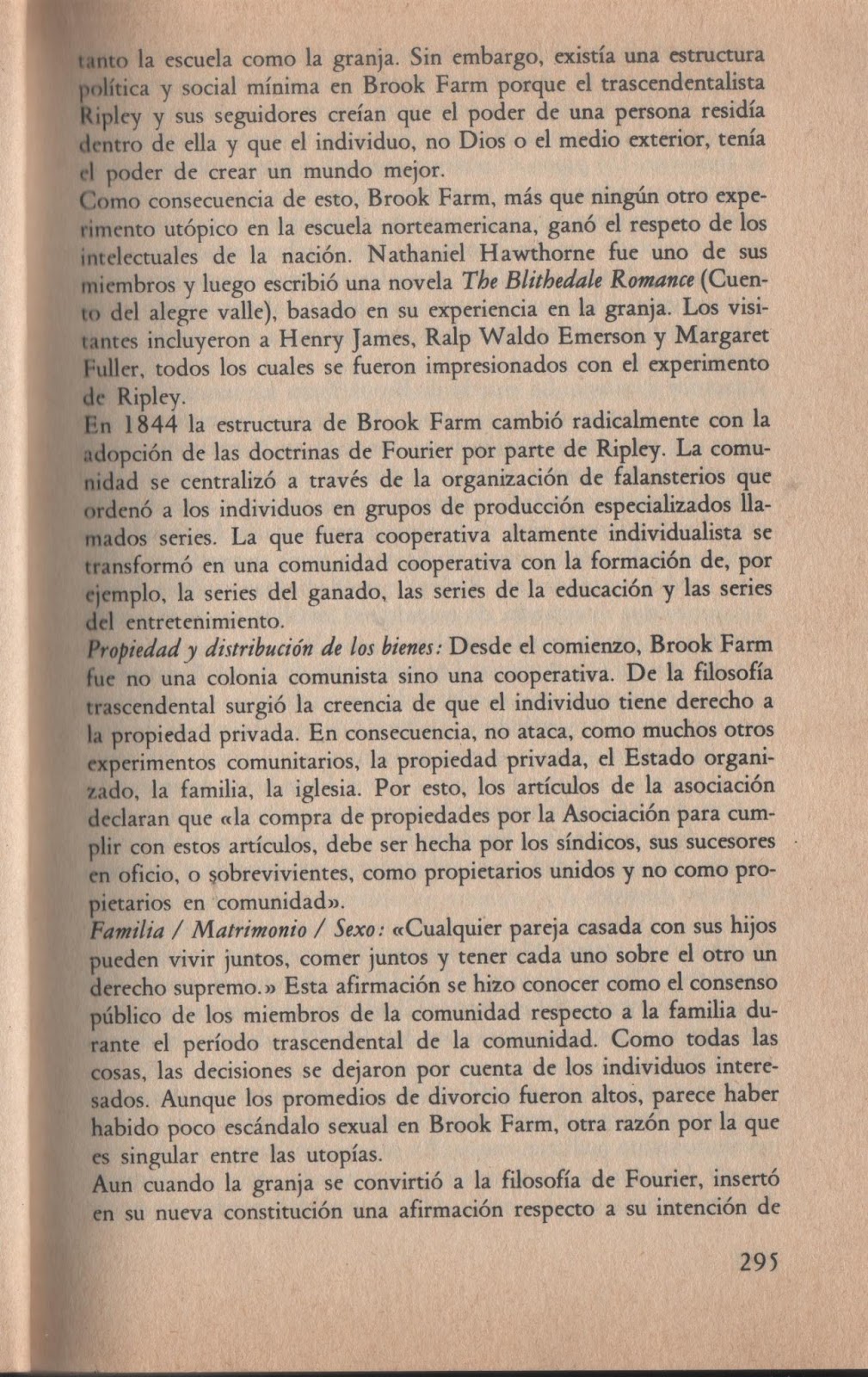 Victor M. Gruber F.: UTOPIAS--(XV)---BROOK FARM--GEORGE RIPLEY--(1841)--