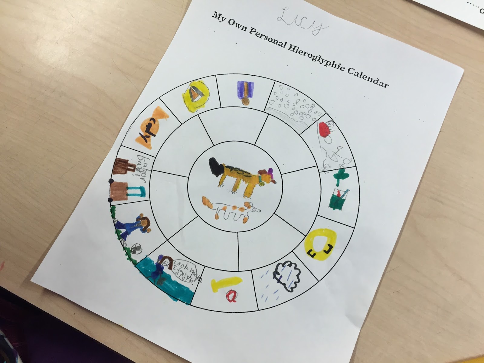 la clase de Señora Hoyer : E1's