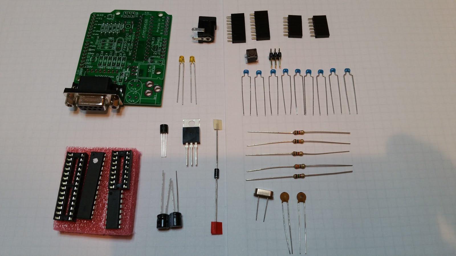 THD Arduino Projekte: Freeduino serial V2.0 Bausatz