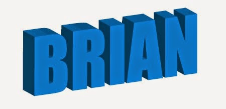3D Name Logos: Brian 3D Name Logo