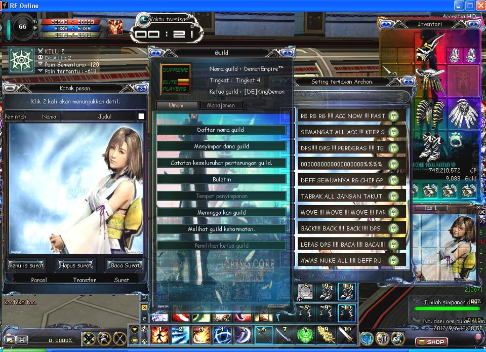 Gamers Comunity: Skin Interface Final Fantasy X