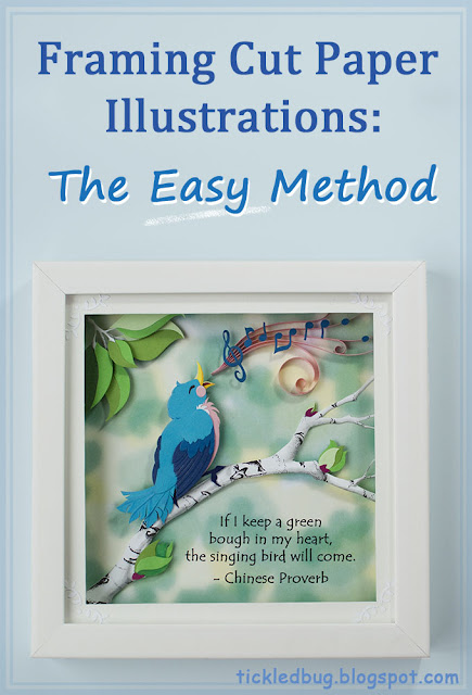 Tickled by the Creative Bug: Framing Cut Paper Illustrations: The Easy ...