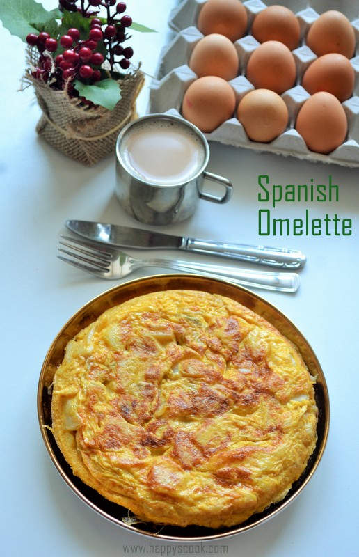 Spanish Omelette Recipe | Potato Onion Omelette | Tortilla De Patatas ...