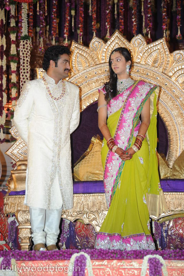 Jr NTR with his WIfe Lakshmi Pranathi