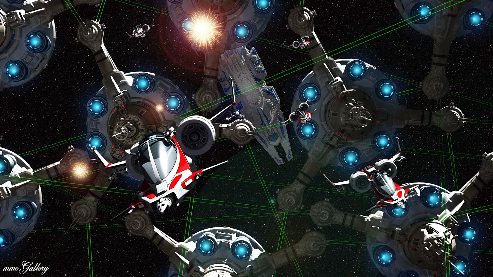 mmcGallery Blog: Star Saga-Space Citadel destruction maneuvers