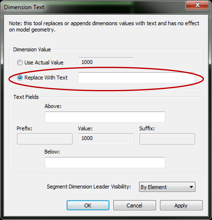 Revit Tip: How to mask text in the dimensions