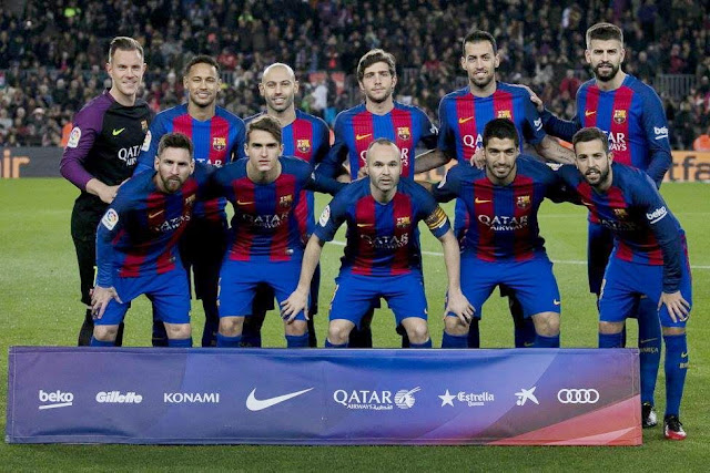 BARCELONA contra Espanyol de Barcelona 18/12/2016