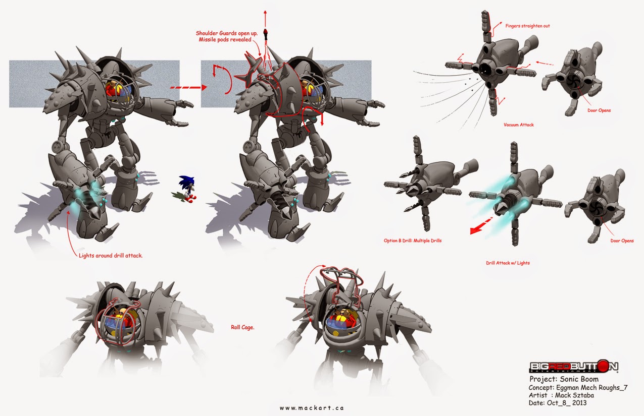 Mack Art: Eggman Mech